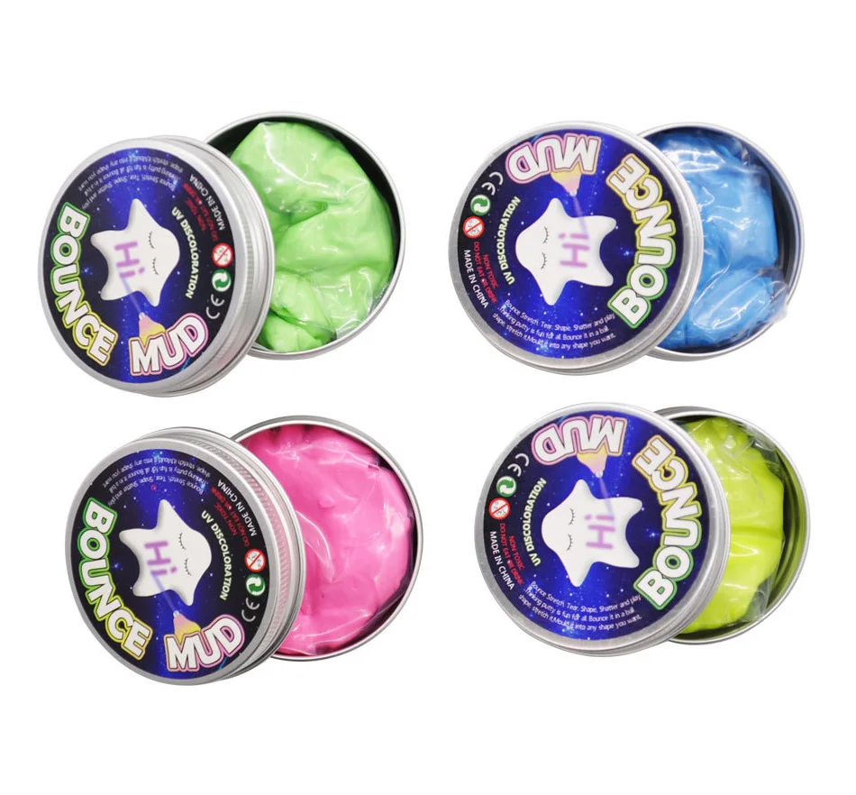 OEM UV Light Color Changing Fluffy Slime - Fun & Science