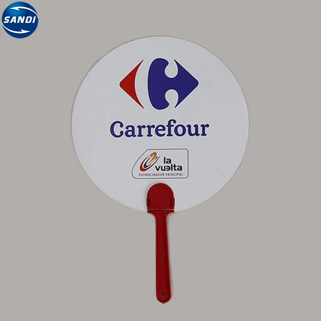 Logo Printed Custom Promotional Hand Fan - Buy Promotional Hand Fan ...