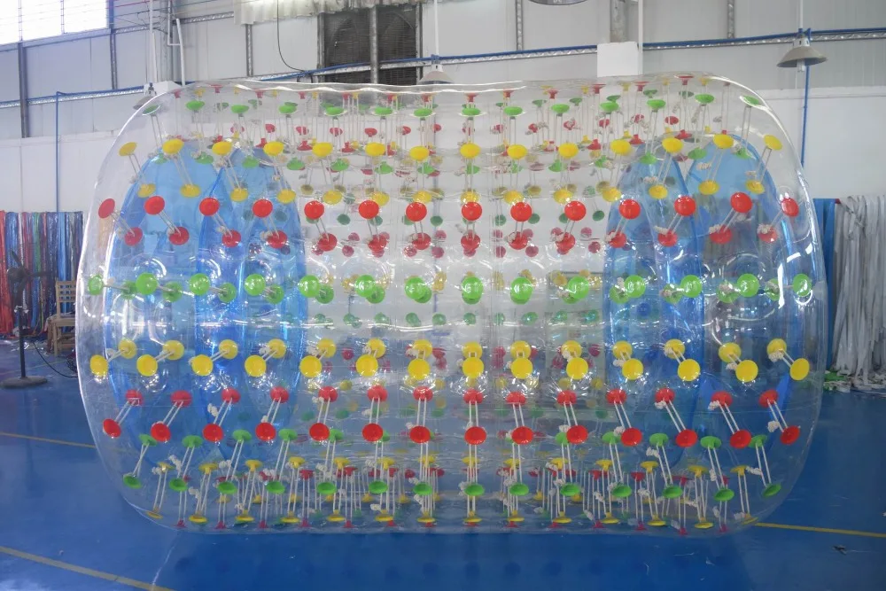 Pvc Material Inflatable Hamster Wheel / Water Roller For Summer Adult ...