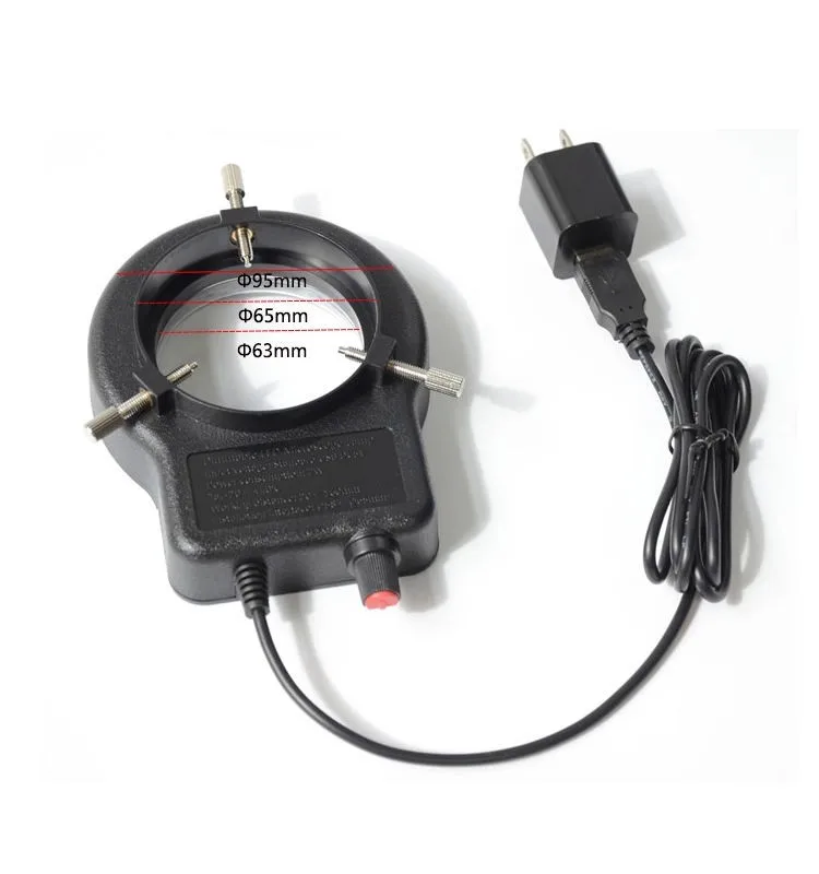 Factory Wholesale Adjustable Illuminated Led Round Ring Lamp Microscope ...