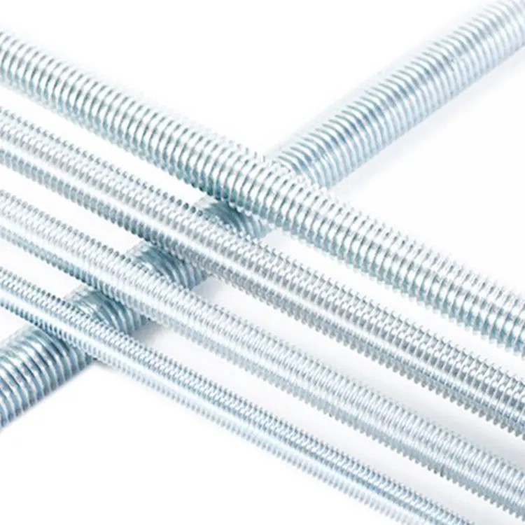 Professional Fastener Astm A307 Threaded Rod Gr2 Zinc Plated Stud Rod ...