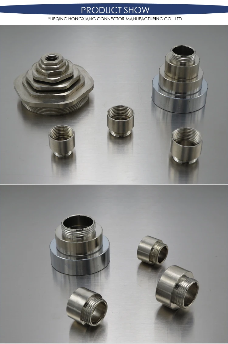 Circular Hexagon Brass Reducer Thread Adaptor For Pg Cable Gland - Buy ...