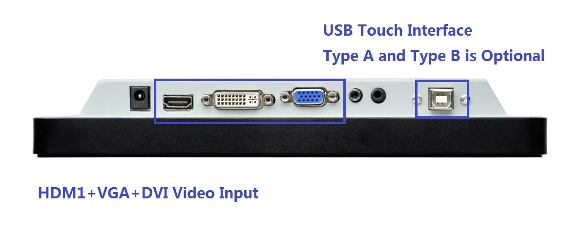Cot104-cff03 Open Frame 10.4 Inch Industrial Pcap Touch Screen Monitor ...