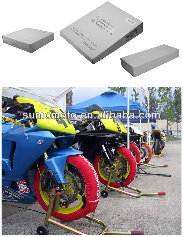 Universal Motorcycle Racing Stands - CNC Machined Aluminum
