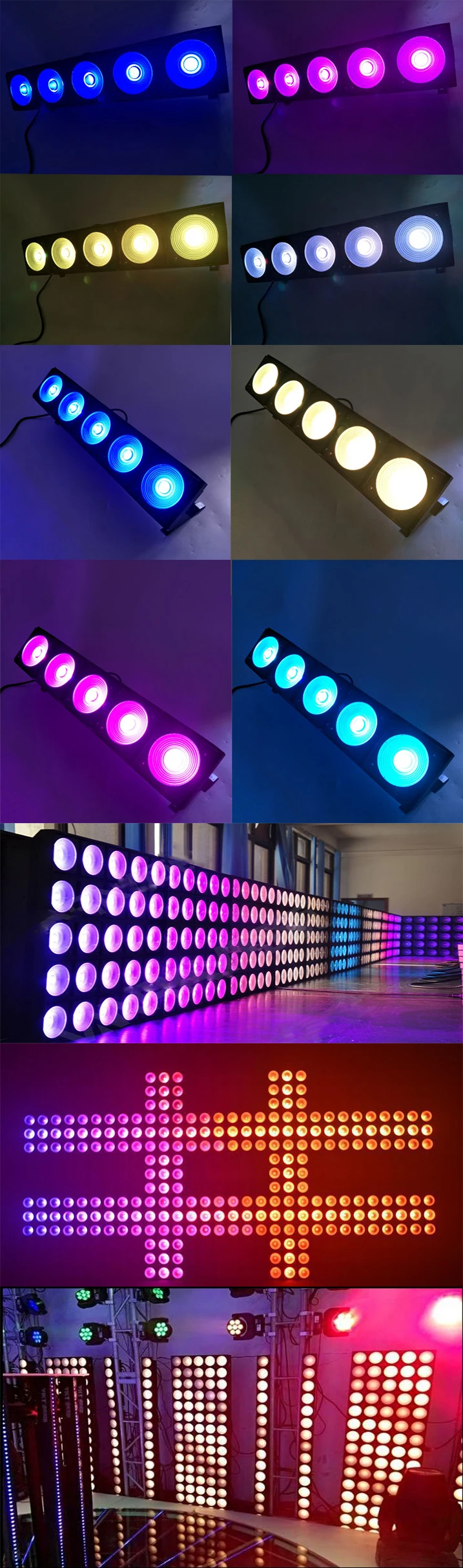 Guangzhou Led Matrix Light 5 Eyes 30w Stage Blinder Light 3 In 1 Rgb ...