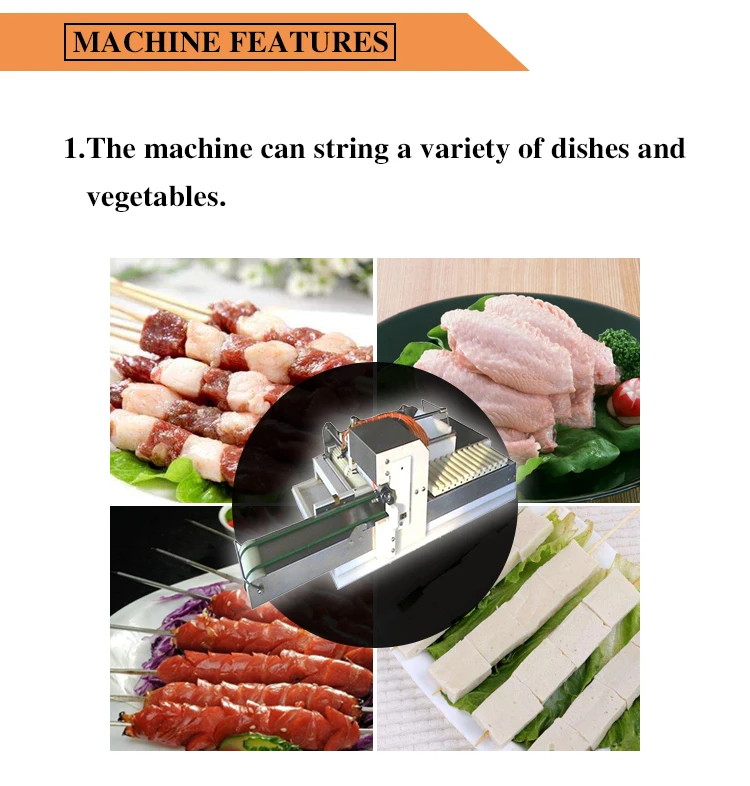 Mutton Shashlik Meat Grinder - Fully Automatic Kebab Machine