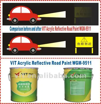 Vit Road Sign Road Mark Acrylic Reflective Paint - Buy Reflective Paint ...