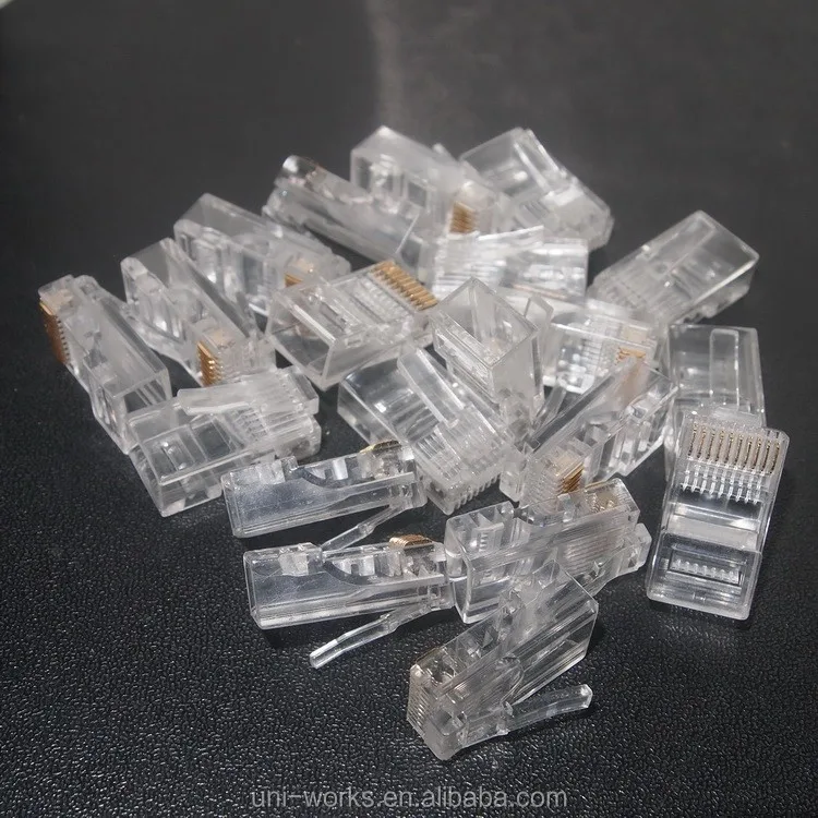 RJ48 RJ-48 Modular Plug Stranded 10P10C Cavo Rotondo Connettore ...