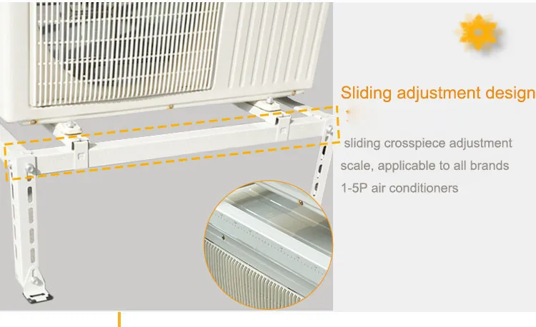 Mini Split Ground Stand - Support Bracket for Air Conditioners