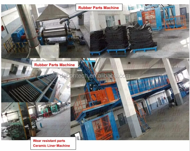 Polyurethane Rubber Ceramic Wear Resistant Chute Liner With Urethane