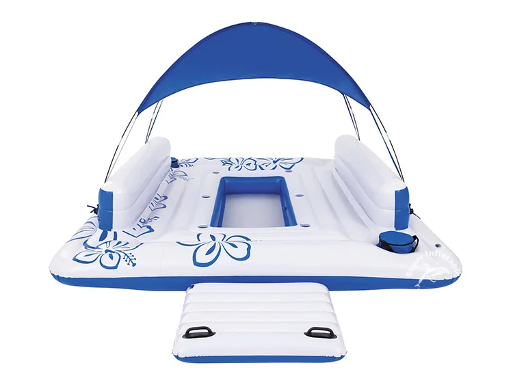 Custom Tropical Tahiti Inflatable Floating Island,Floating Island ...