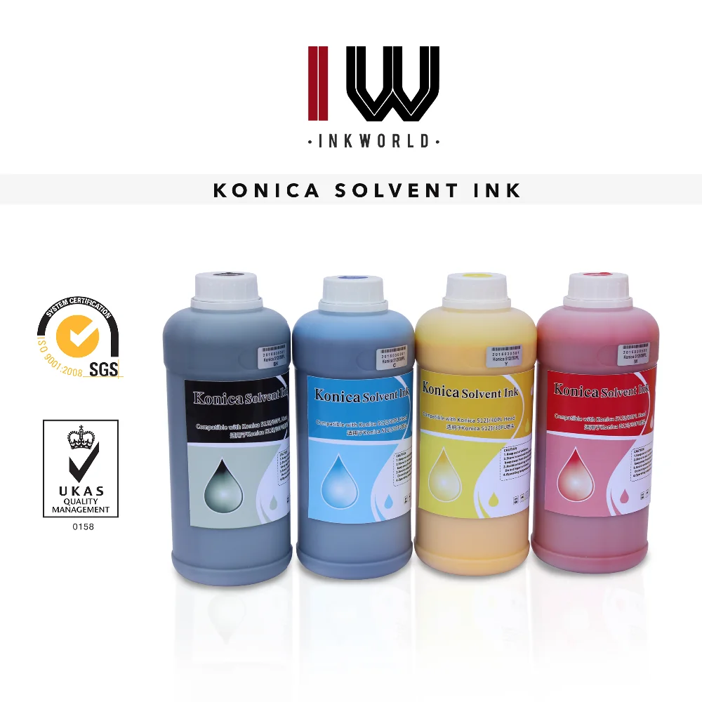 No Smell Konica 512i Solvent Ink,No Clog Head Good Color Solvent Ink ...