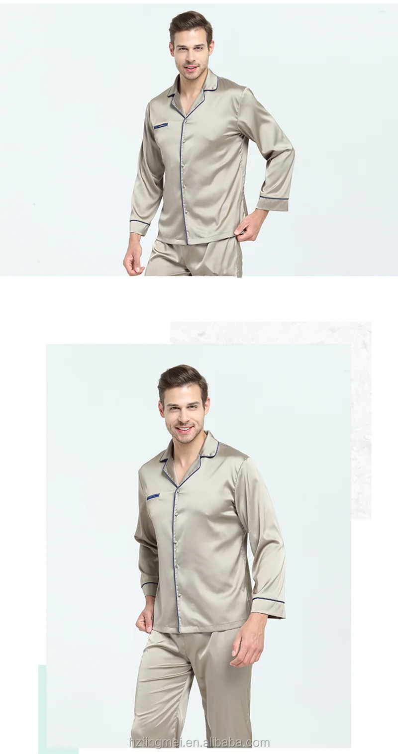 Black Fancy Satin Men Pajamas - Buy Black Satin Pajamas,Fancy Pajamas ...