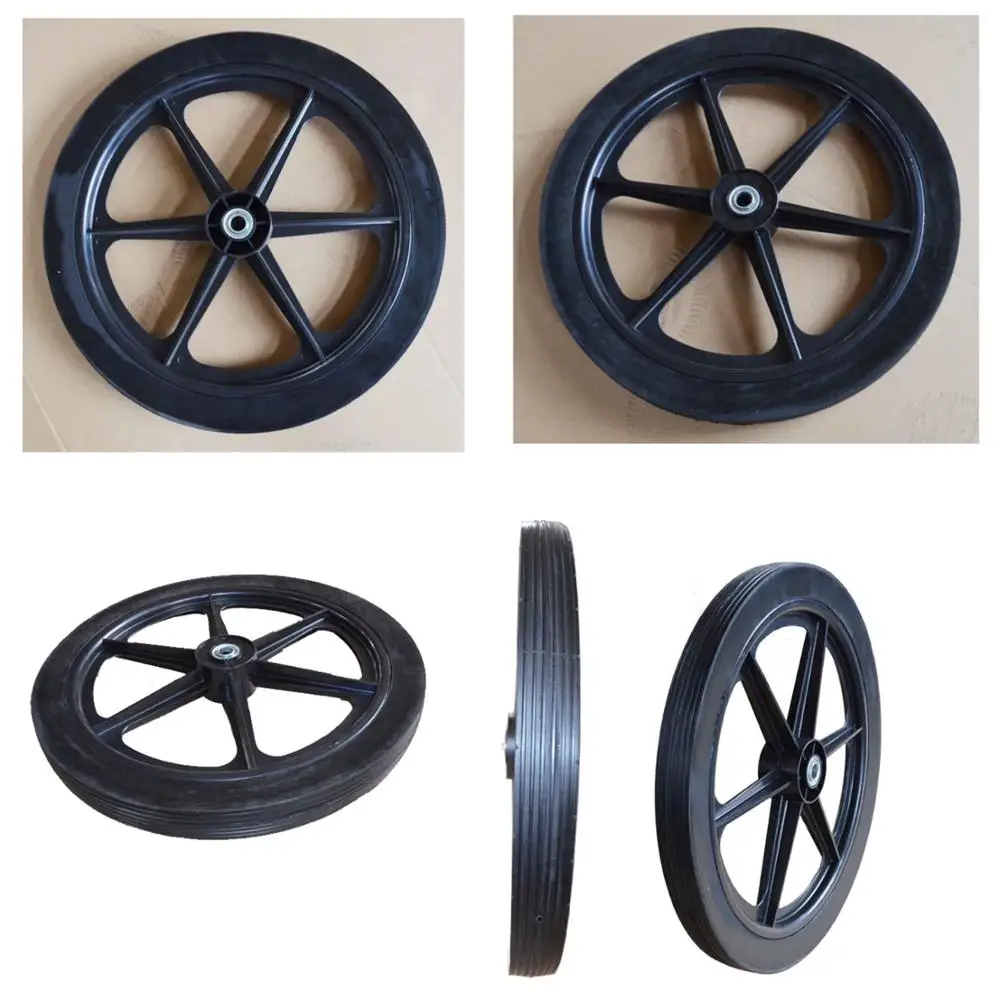 16x 1.75" Solid Rubber Powder Wheel With Steel Rim - Buy 16 Inch Solid ...