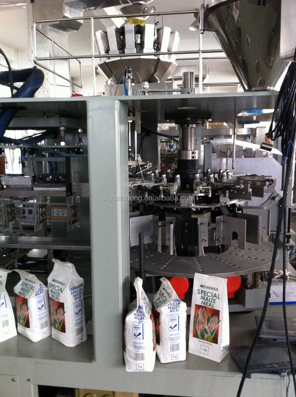 High Speed Heat Shink Full Automatic Flour Packing Machine For Paper ...