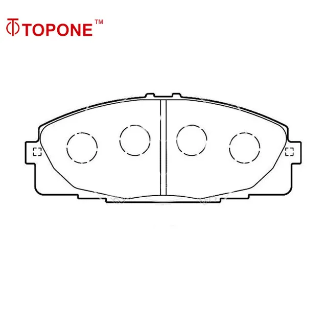 For Toyota Hiace Bus 2006 Brake Pad 04465-26421 04465-26420 D1434 - Buy ...