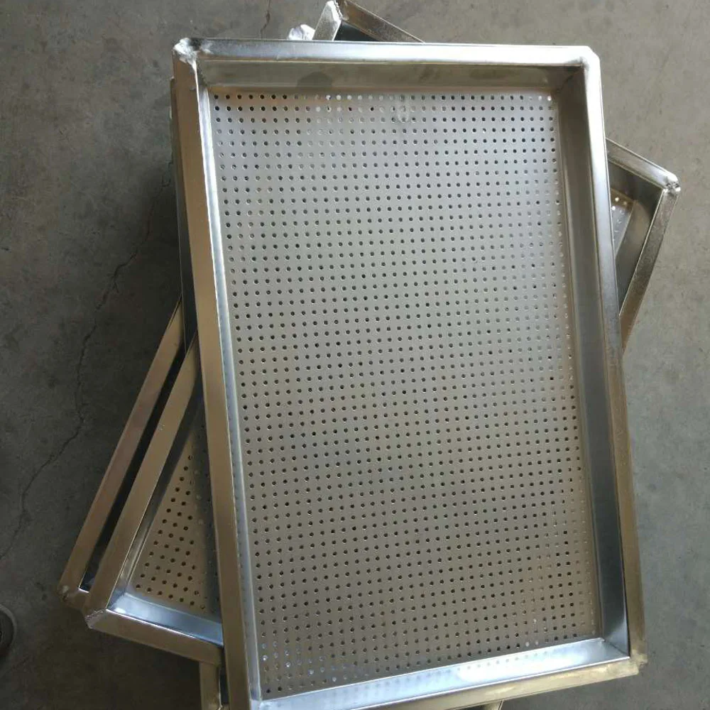 Food Grade 304 Stainless Steel Perforated Baking Tray - Buy Baking Tray ...