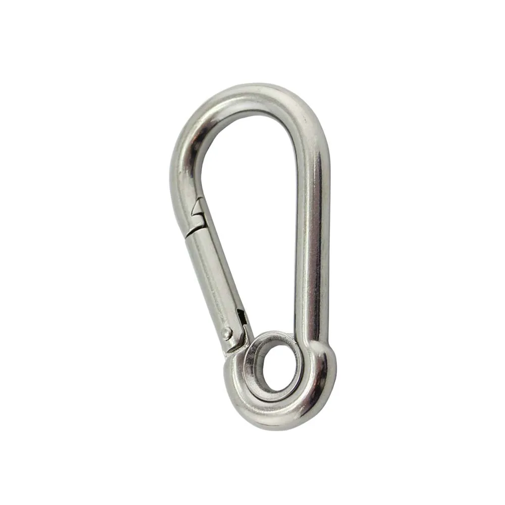 Stainless Steel Chain Small Snap Hook Carabiner - Buy Stainless Steel ...