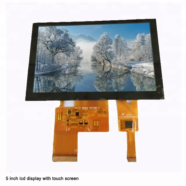 5 Inch Tft Lcd Display 24bit Rgb Capacitive Touch Panel Standard Lcd ...