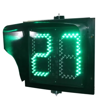 400mm Square Led Countdown Timer 2 Digits 3 Colors R+g+y Traffic Light ...