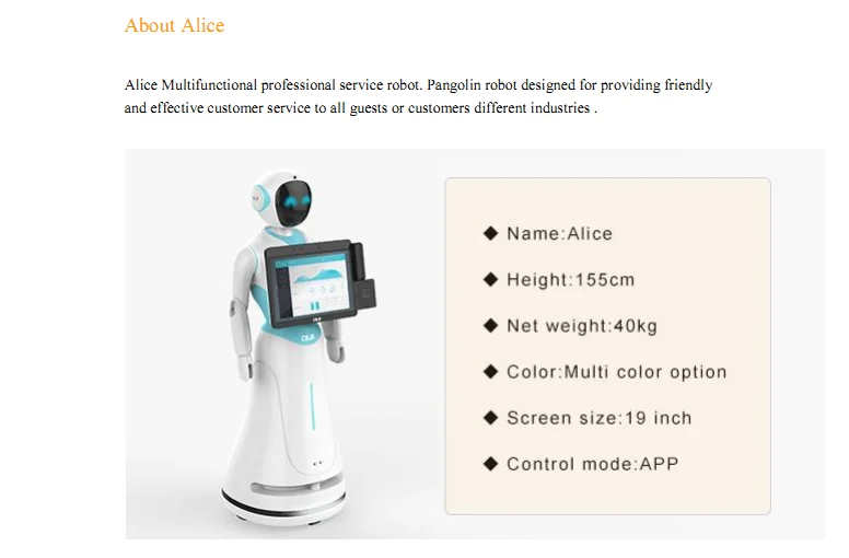 Csjbot Advanced Robots Humanoid For Public Automation Equipment Smart ...