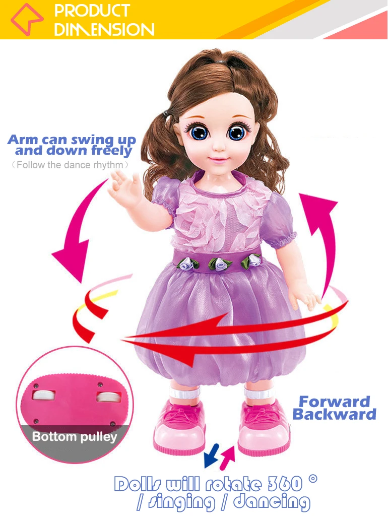 B/o Girls Fashion Walking Dancing Dolls For Kids Toys - Buy Fashion ...