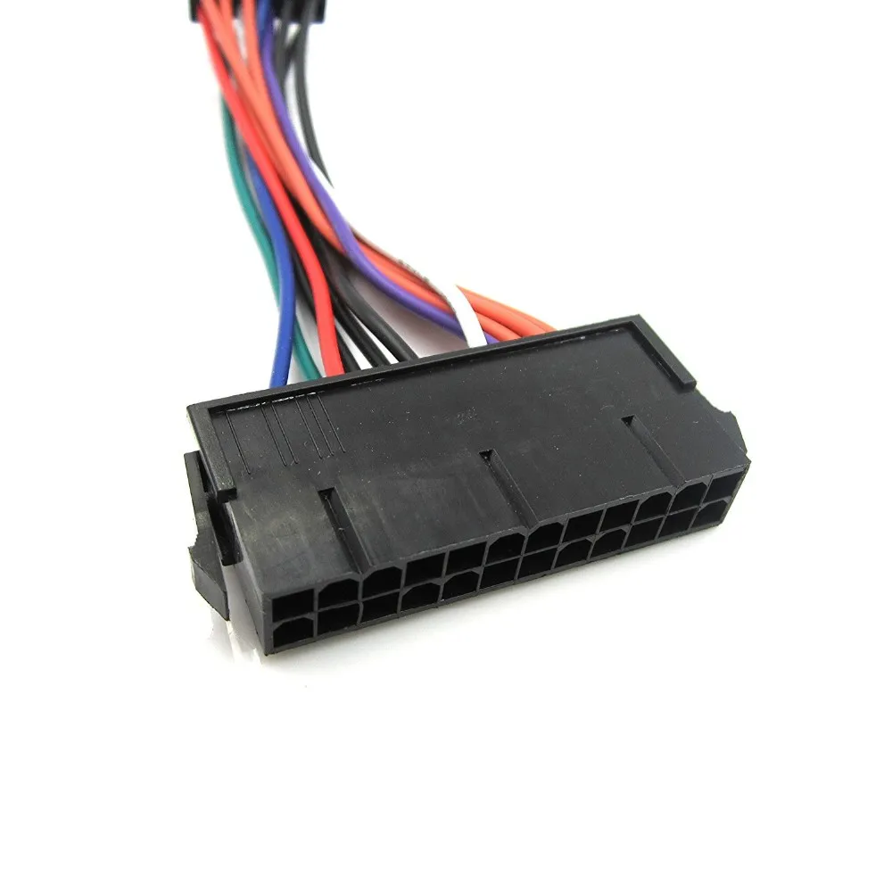 15cm Atx 24 Pin To 12 Pin Power Supply Cable Adapter 24p To 12p Cord ...