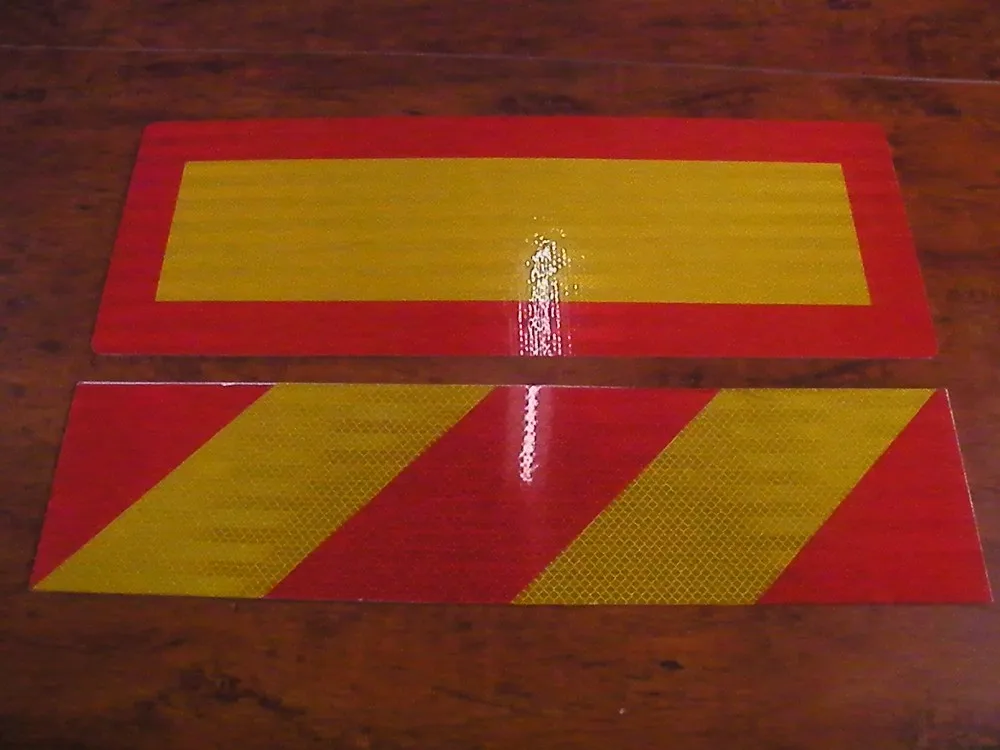 Red Yellow Reflective Chevron Tape For Truck And Trailer Panels - Buy ...