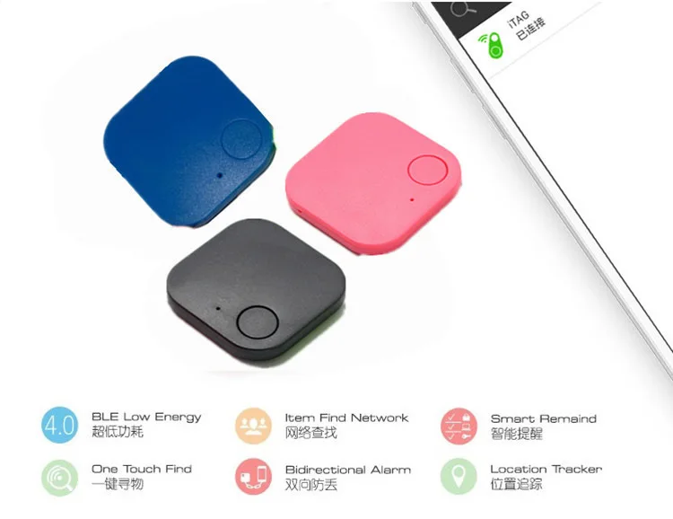 Ble Gps Smart Tracker Kids Pet Anti-lost Alarm Tracker Locator Keys ...