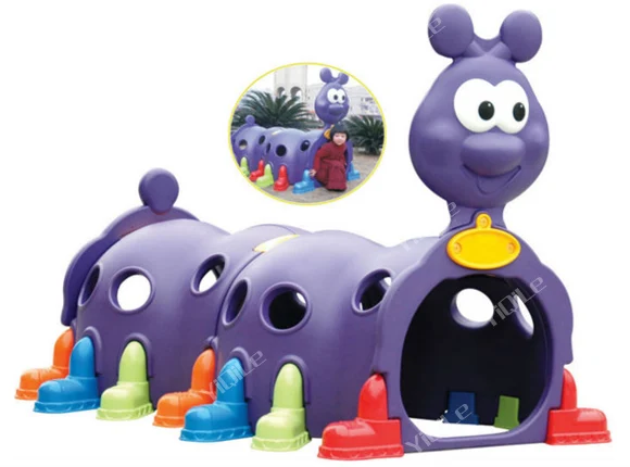 Preschool Outdoor Plastic Worm Tunnel Equipment - Buy Outdoor Plastic ...