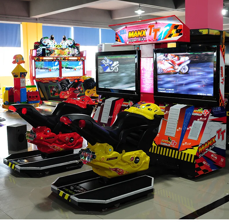 Coin Card Operated Arcade MANX TT - Racing Fun for Kids