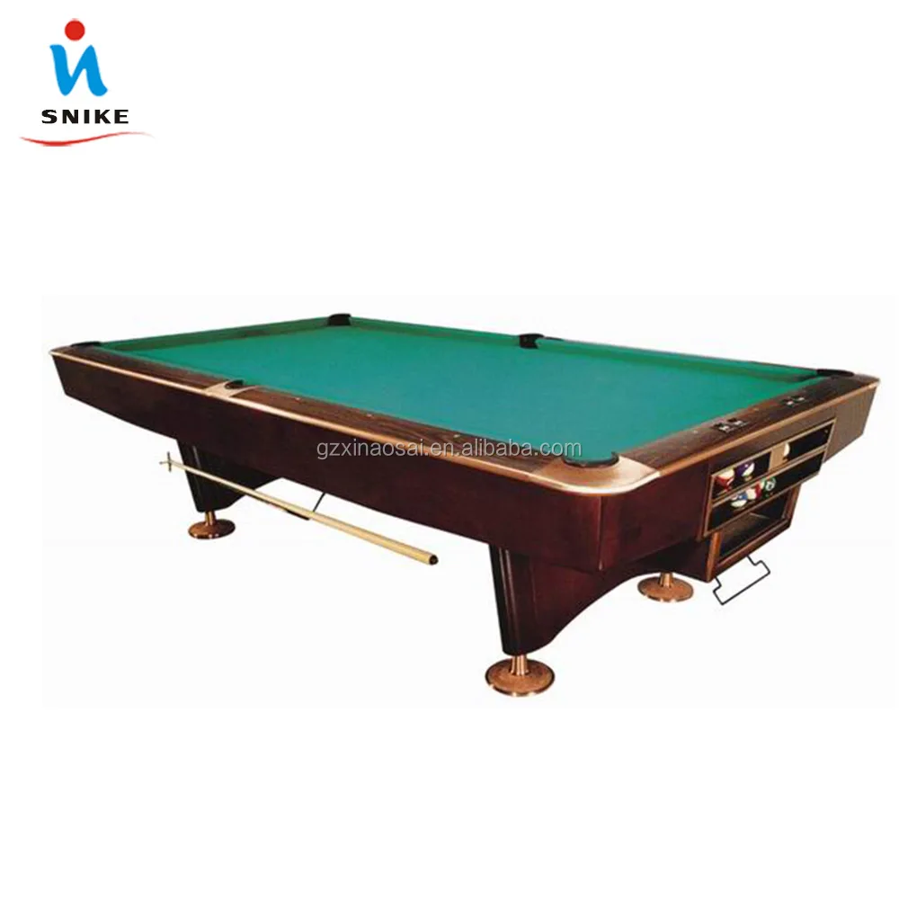 Solid Wood 9ft French Pool Table - Durable & Customizable
