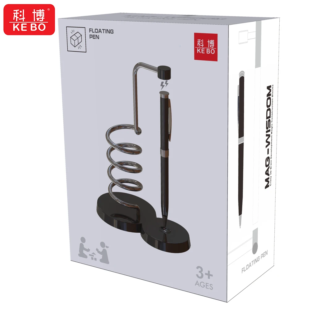 Floating Pen Ball Pen Magnetic Writing Pen With Magnet Holder Metal ...