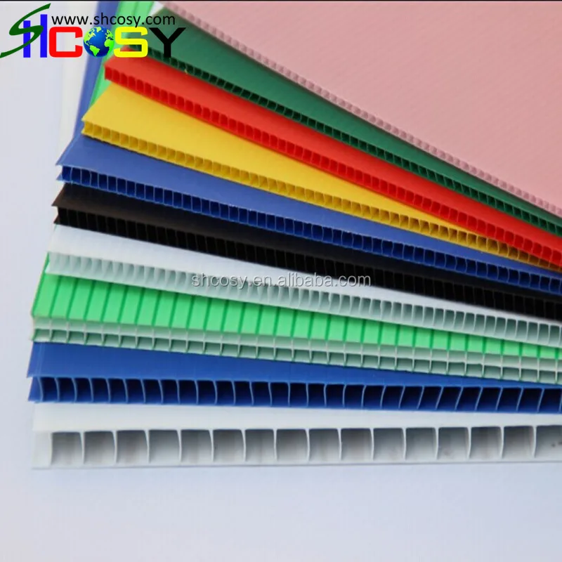 Pp Hollow Sheet Coroplast/correx/coreflute Board - Buy Correx Printing ...