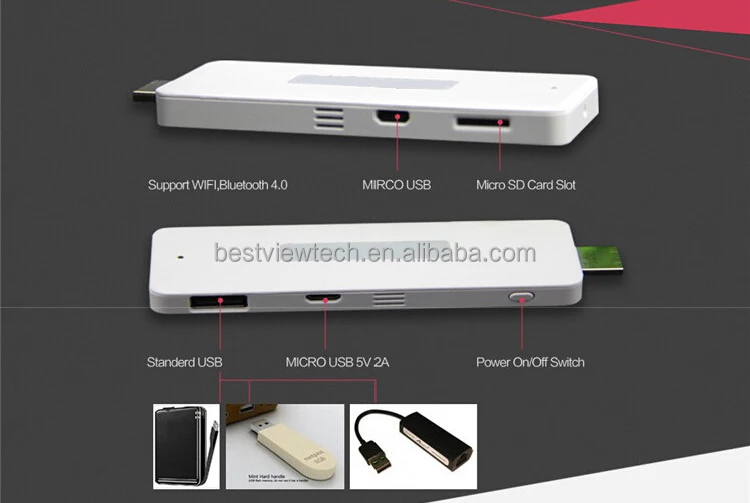 Small Mini Pc 2gb/32 Gb Mini Computer Cpu:intel Atom Z3735f "bay Trail ...