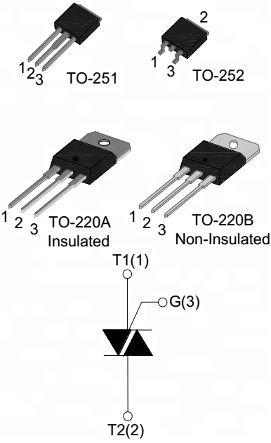 Transistor Triacs Scr Jst16a800bw Alternativa Bat16-800b Tiristor Bidireccional Scr Jst16a800bw ...