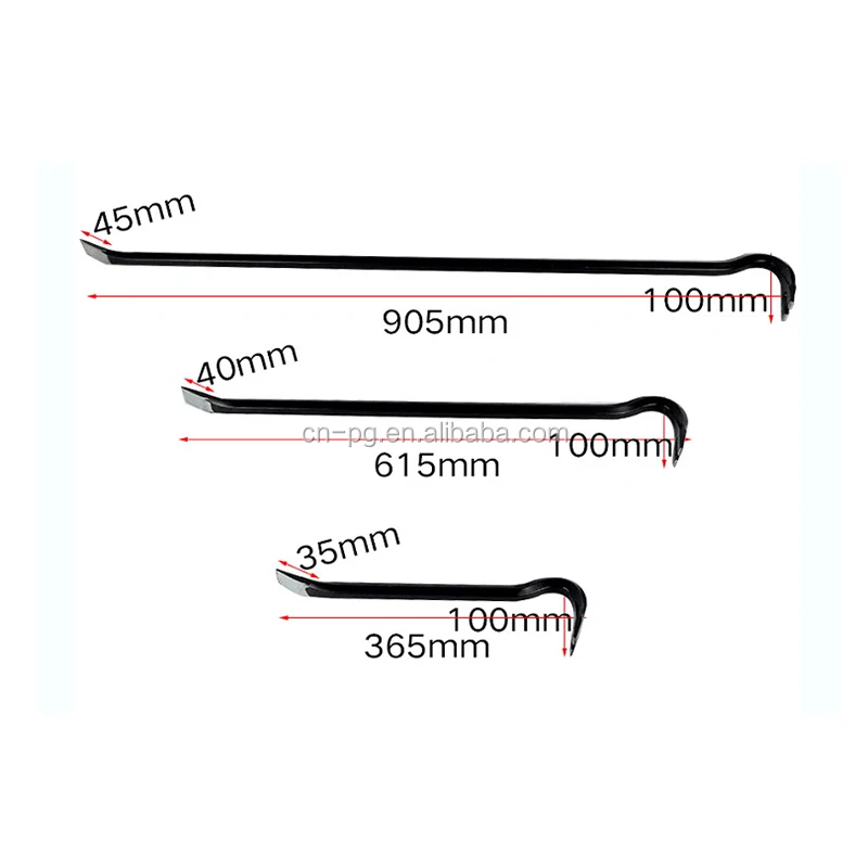 Set of 3pcs Hexagonal Pry Bar - Multifunctional Nail Lifter