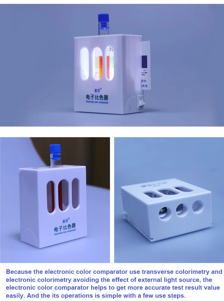 Patented Ph Residual Chlorine Dissolved Oxygen Solution Color Comparing ...