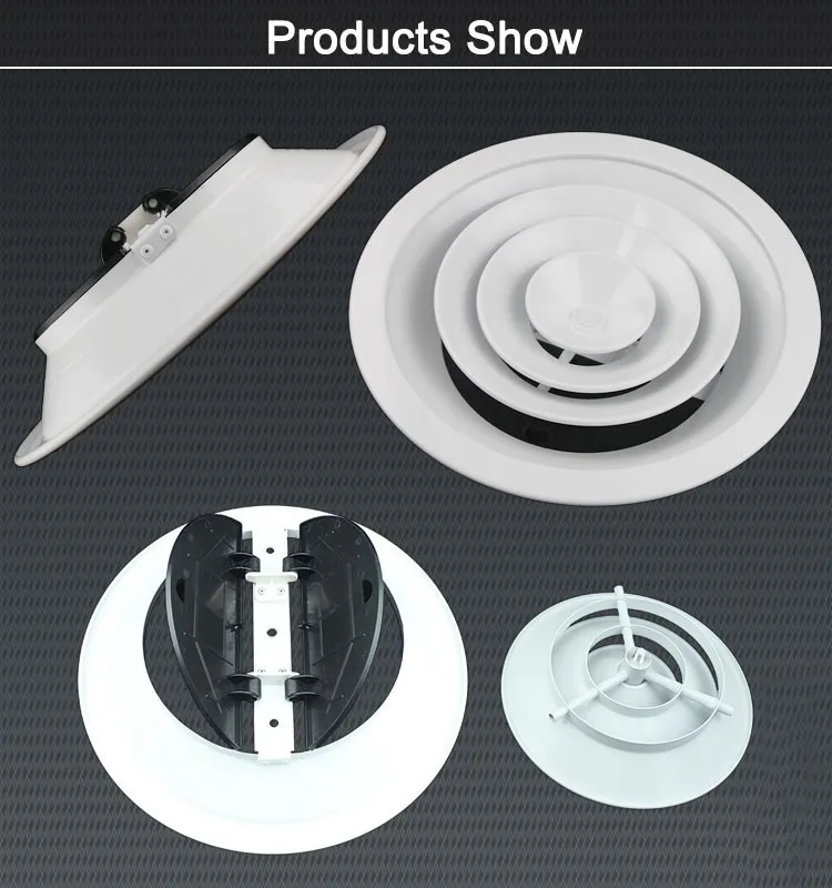 Hvac Tools Aluminum Adjustable Ceiling Round Air Diffuser - Buy ...