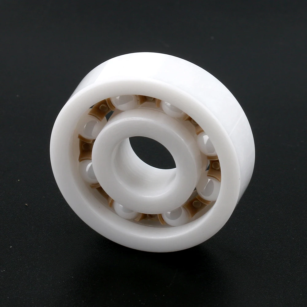 Zro2 Ceramic Magnetic Bearing Peek Cage Ball Bearing 6200 - Buy Bearing ...
