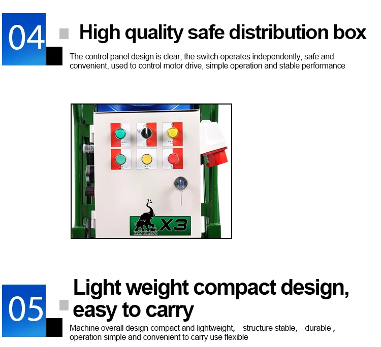 Portable Rotor Stator Pump for Mortar, Plaster & Cement