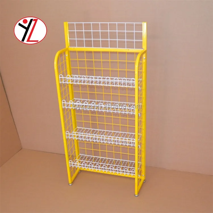Customizable Metal Wire Snack Display Rack For Point Of Sale ...