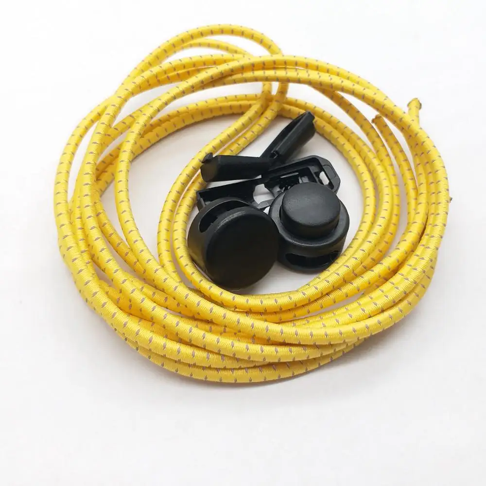 High Quality 3mm Color Reflective Lock Shoe Laces With Custom Logo ...