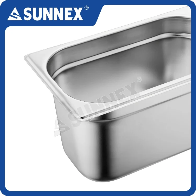 Sunnex Stainless Steel Food Container GN Pans Gastronom