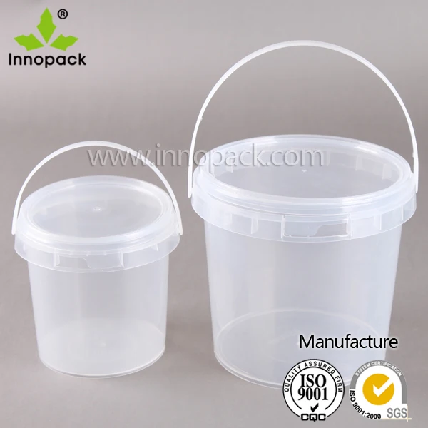 For Liquid Plastic Bucket With Handle,Plastic Container 2l/2.5l/4l ...