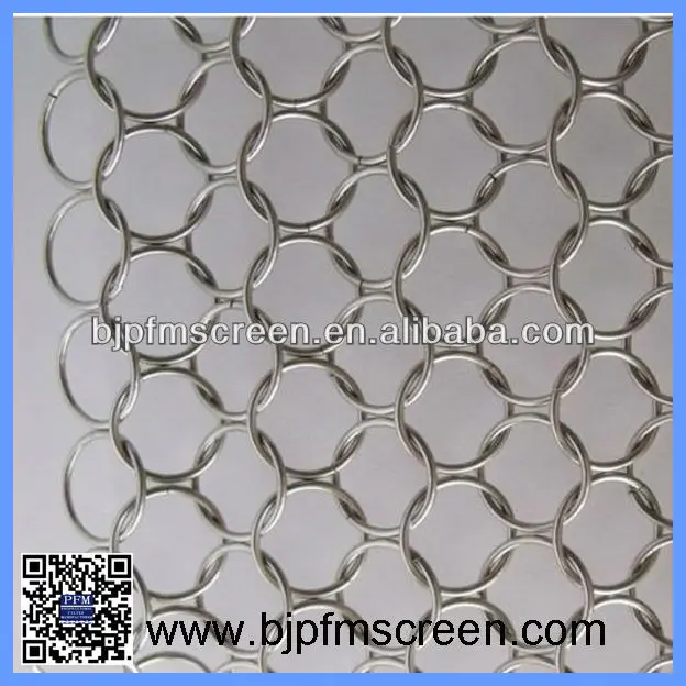 Stainless Steel Ring Mesh Curtain - Durable & Versatile