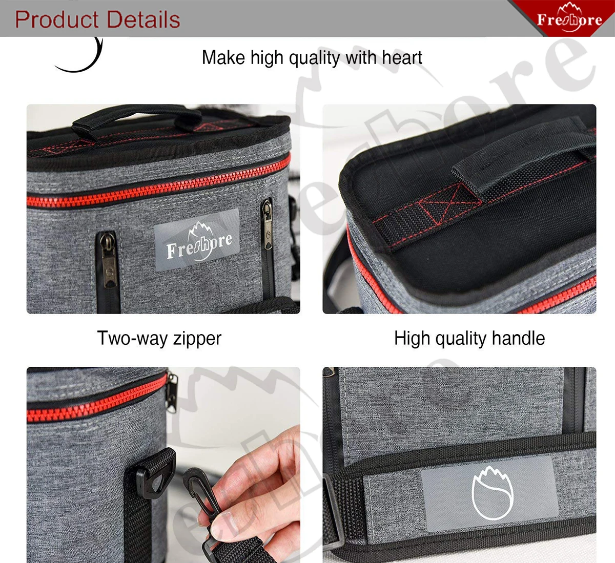 Custom Cool Carry 6 Cans - Insulated Lunch Cooler Bag