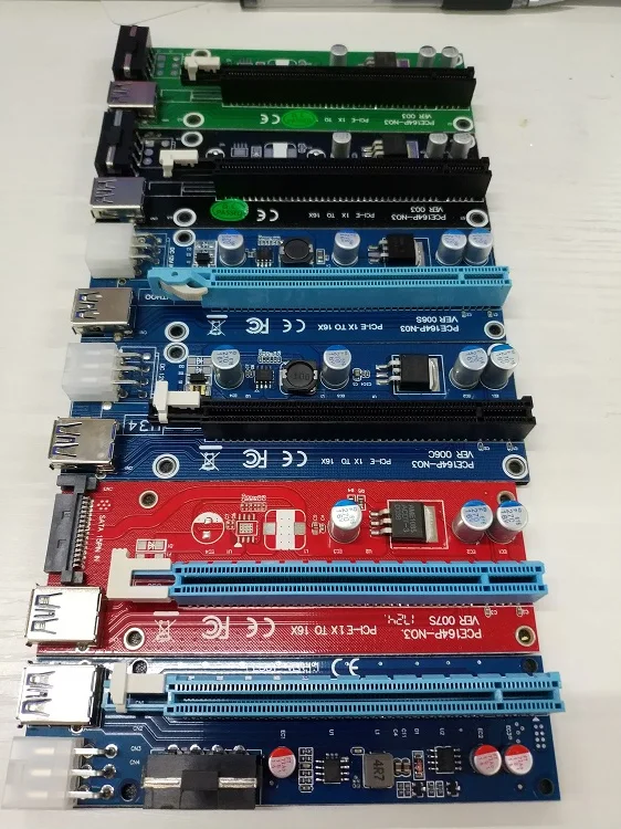 Asm1184e 1 To 4 Pci Express 16x Slots Riser Pci-e 1x Card External 4 ...