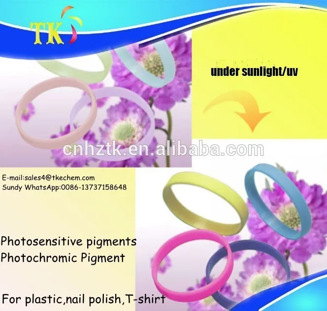 Light Sensitive Color Change Powder Sun Uv Photochromic Pigment For ...