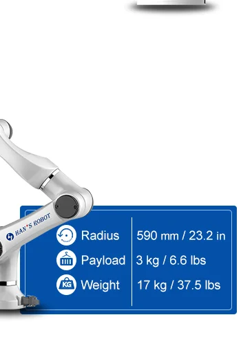 Shenzhen Han's Robot Co., Ltd. - Collaborative robot, Elfin series robot